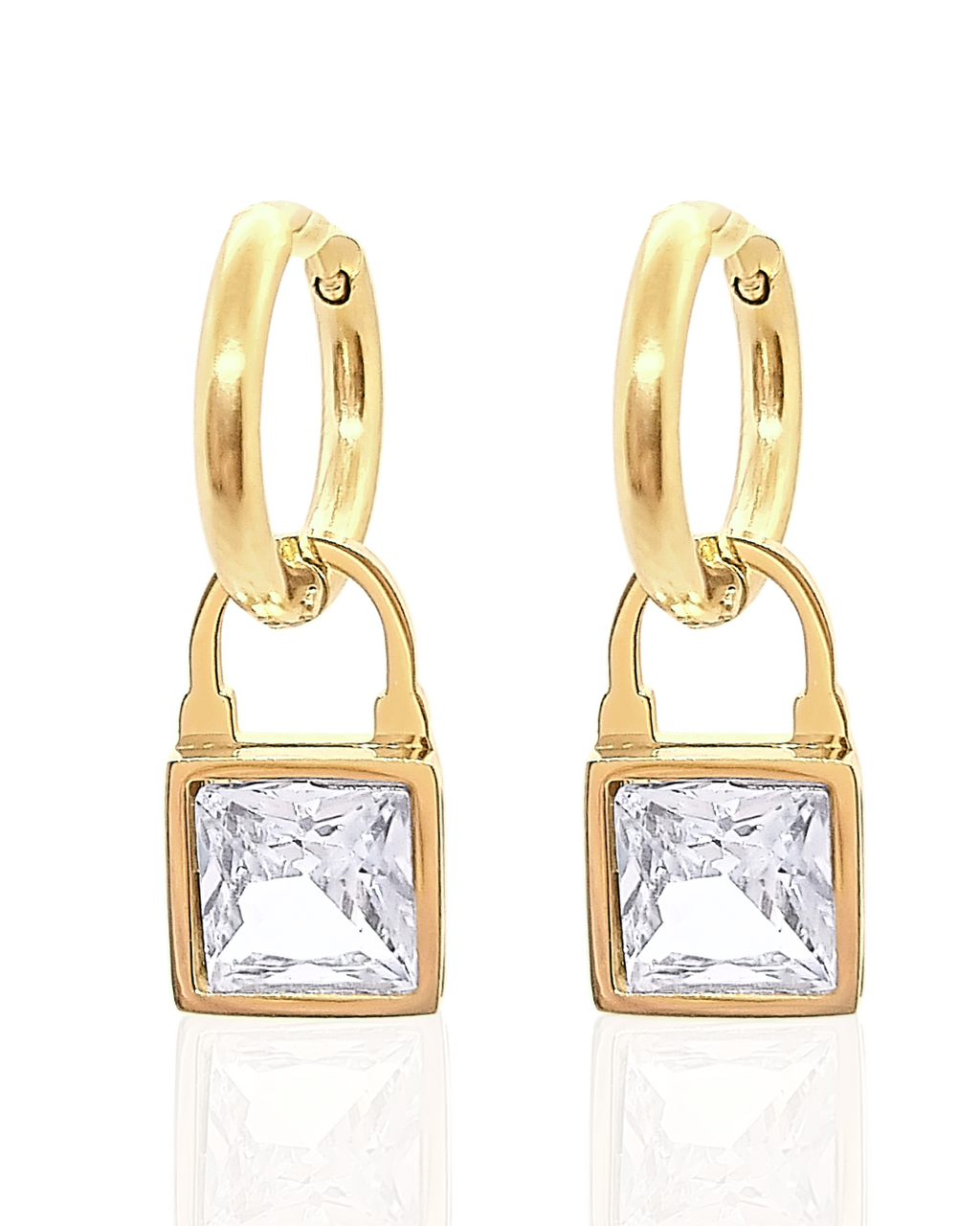 Lock hoops – RAREZA FUN JEWELRY